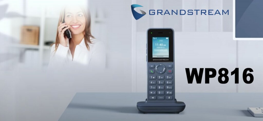 Grandstream WP816 Cordless Wi-Fi IP Phone Dubai